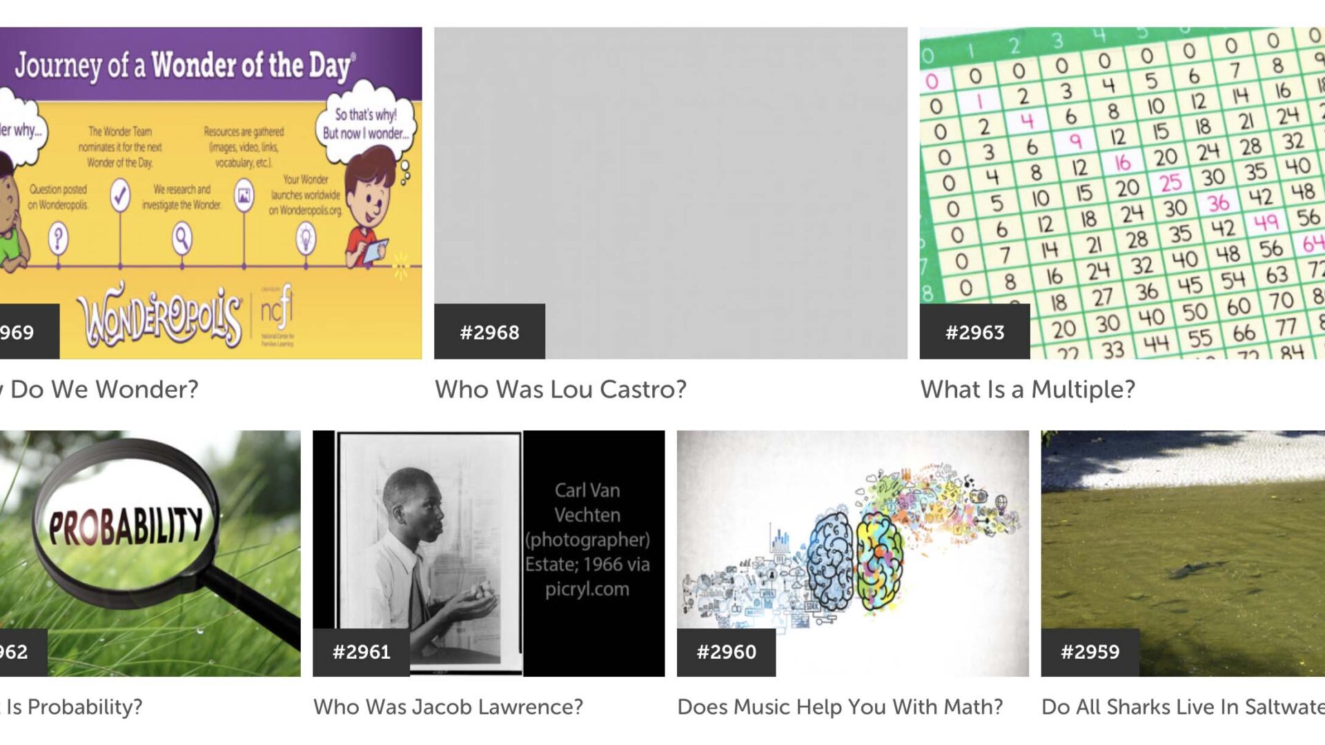 Wonderopolis - Tech Tools for Teachers